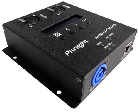 pknight cr021r dmx 1024 ethernet lighting controller interface user guide