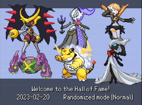 first fully randomized pokemon and item run hof r pokemoninfinitefusion