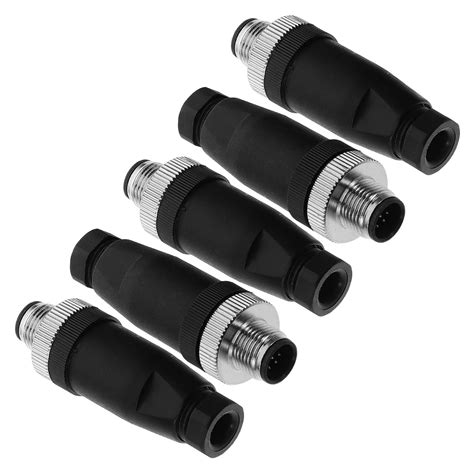 Hemoton 5pcs Aeronautical Plug Connector For Circular Connector Kit 8