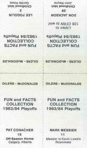 Pat Conacher Gallery Trading Card Database