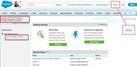 How To Activate Data Integration Rules In Salesforce SalesForce FAQs