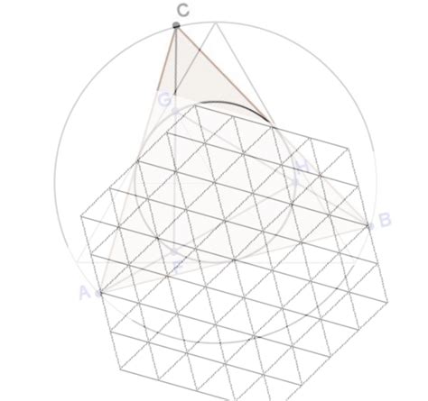 Geometry Golden Ration In Equilateral Triangle Power Of A Point