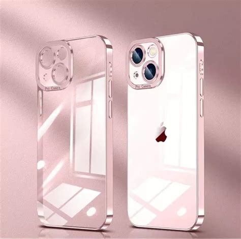 Funda De Tpu Transparente Con Galvanoplastia Para Iphone Cuotas Sin Inter S