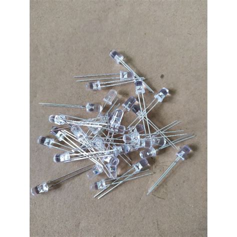 Jual Lampu Led Putih Biru Mm Pcs Shopee Indonesia