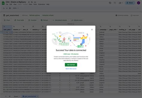 How To Set Up Google Connected Sheets To Access GA4 BigQuery Export Data Without Learning SQL