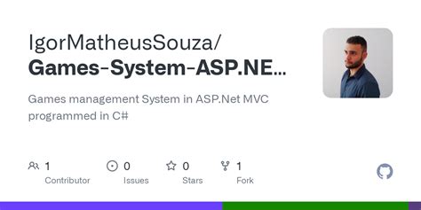 github igormatheussouza games system asp webforms games
