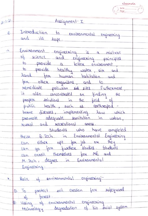 Environmental Science Assignments Environmental Science Docsity