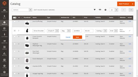 Magento 2 Product Inline Editor By Xmage2 Codecanyon