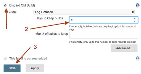 Jenkins How To Delete Old Builds Infoheap Jenkins Chart