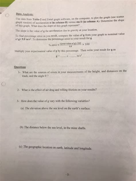 Data Analvsis The Computer To Plot The Graph Use Chegg Com