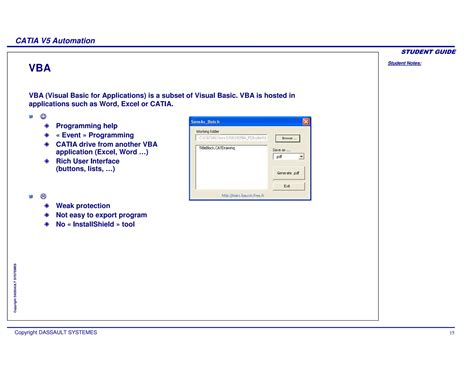 Catia V5 Automation Vb Scriptpdf Operating Systems Computer Software And Applications