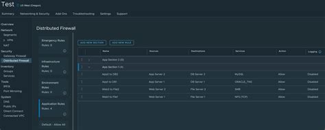 Managing Distributed Firewall Rules In Vmc Using Powershell And Nsx T Policy Api