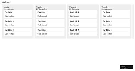 React Kanban Board Examples Codesandbox