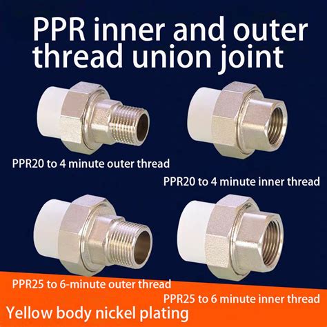 P Ppr Fittings Pipe Fittings Joints 20ppr Outer Wire Flexible Joint 6