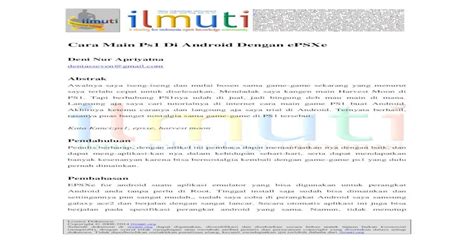 cara main ps1 di android dengan epsxe wp content uploads 2014 04 deni nur