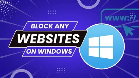 how to block any websites in windows using host file english youtube