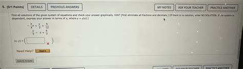 Solved Find All Solutions Of The Given System Of Equations Chegg Com