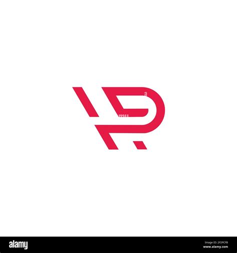 Letter Hp Simple Linear Geometric Design Logo Vector Stock Vector Image Art Alamy