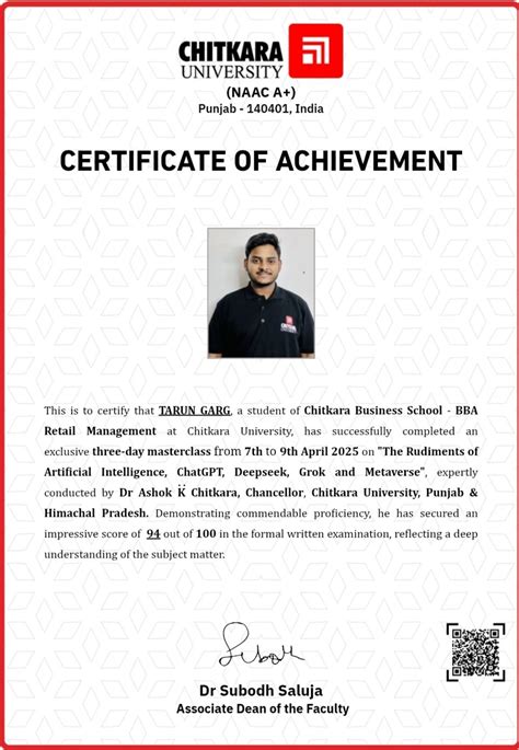 Ai Chatgpt Chitkarauniversity Artificialintelligence Emergingtech Tarun Garg