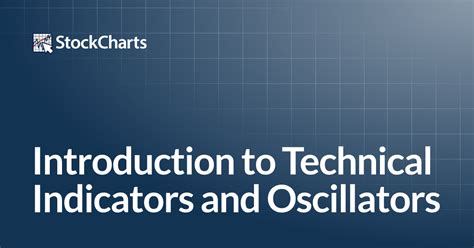 Introduction To Technical Indicators And Oscillators Chartbabe StockCharts Com
