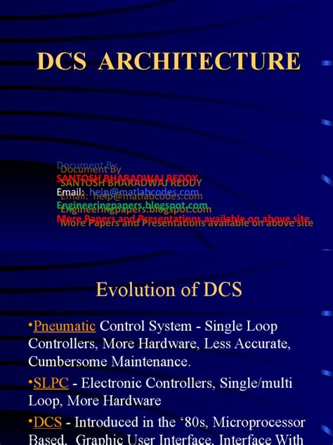 Dcs Architecture Dcs Architecture
