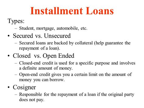 What Is Closed End Credit Used For Leia Aqui What Is A Good Example