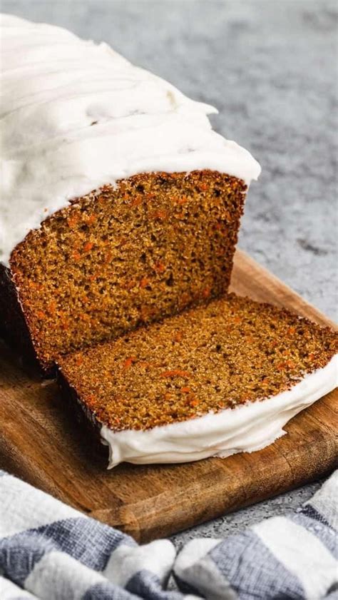 Moist Carrot Cake Loaf [video] Moist Carrot Loaf