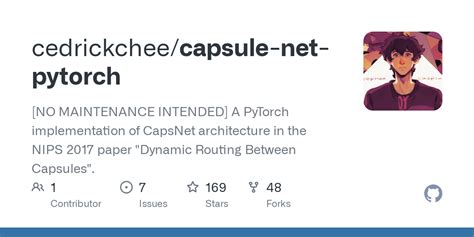 Github Cedrickcheecapsule Net Pytorch No Maintenance Intended A Pytorch Implementation Of
