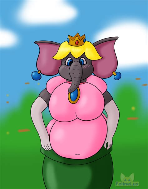 Elephant Peach Pipe Stuck By Felinelux On Deviantart