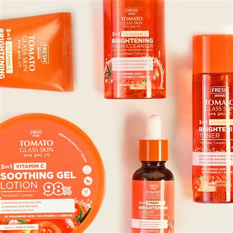 Fresh Philippine 3 In 1 Vitamin C Tomato Glass Skin Soothing Gel Lotion