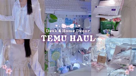 「𝙏𝙚𝙢𝙪 𝙃𝙖𝙪𝙡」대만족⋆୨୧˚｡₊귀엽고 실용적인 책상 And 방꾸템 16가지🛒 15만원 테무언박싱📦책상 And 집 꾸미기 I 수납함 I 예쁜 잠옷👚 Youtube