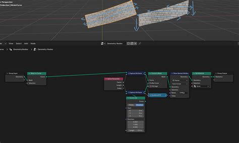 Geometry Nodes Curve To Mesh With Forced Normals Modeling Blender Artists Community