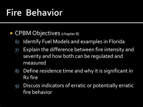 PPT Fire Behavior PowerPoint Presentation Free Download ID