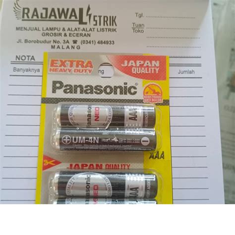 Jual Baterai AAA Panasonic Neo Baterai Remote Tv Ac Shopee Indonesia