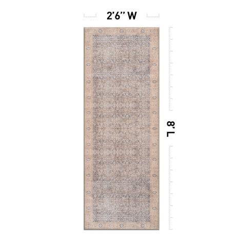 World Rug Gallery Vintage Washable Traditional Non Slip Area Rug On Sale Overstock 43128922