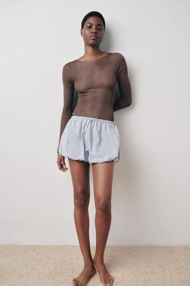 Striped Womens Shorts Zara