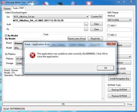 Unable To Use Umt Mtk Module For The Pass 1year Gsm Forum