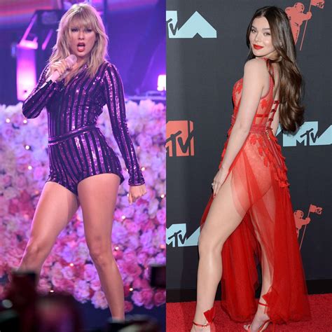 Legs Battle Taylor Swift Vs Hailee Steinfeld R CelebBattles