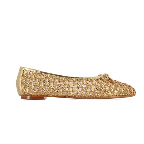 Flat Pumps Gold Europa Art