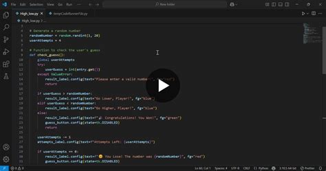 Built A Simple Higher Or Lower Game With Python And Tkinter I Recently Nikhil Mahale