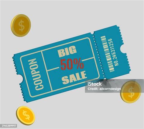 3d 현대 할인 다른 Cupons 바우처 벡터 일러스트 레이 션 복고풍 색상의 T Voucher Couponvoucher 카드 캐쉬백 템플릿 디자인 쿠폰 코드 프로모션