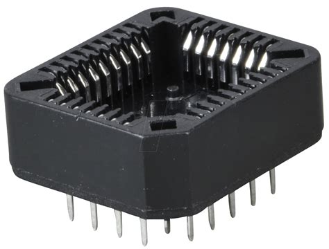PLCC 32: IC socket, 32-pin, PLCC at reichelt elektronik