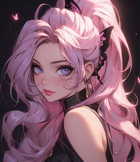 Pink Hair Beauty By Elffyie On Deviantart