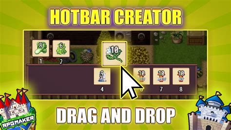 Hotbar Creator Update 120 Rpg Maker Mvmz Plugin Youtube