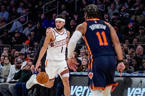 Booker clava triple faltando 1,7 segundos, Suns superan a Knicks 116 ...