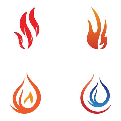 Blazing Fire Embers Fireball Logo And Symbol Vector Image With