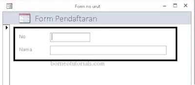 Cara Membuat AutoNumber Di Ms Access Borneotutorials Blogspot Com