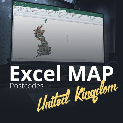 Excel Map United Kingdom UK Postcodes Maps For Excel Simple Excel Add In To Create Filled