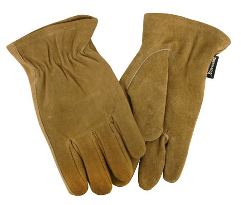 Sale Brown Leather Winter Gloves In Stock