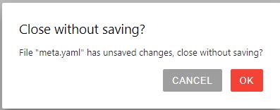 Close Without Saving Dialog Even When No Changes Issue 3706